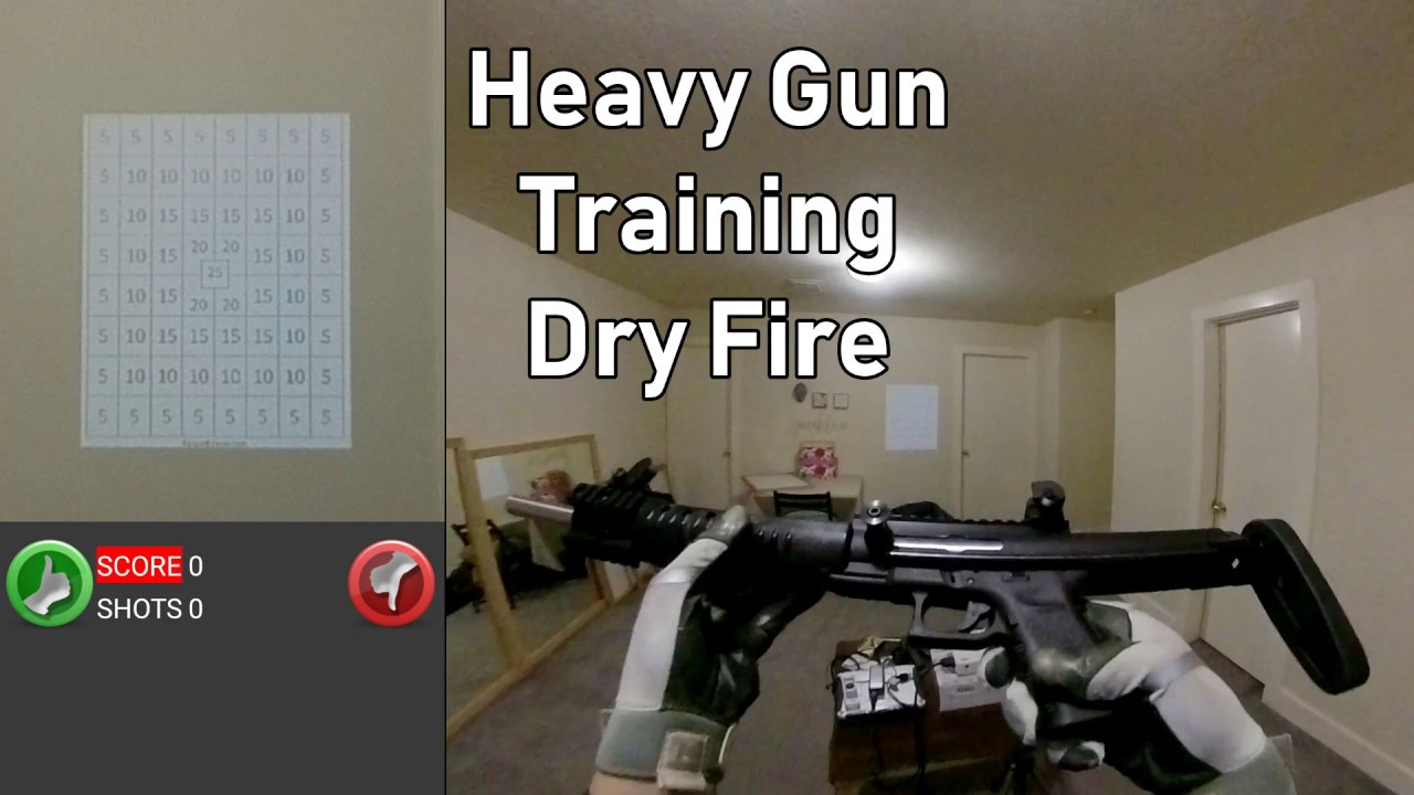 iTarget Pro Heavy Gun Training Dry Fire - YouTube