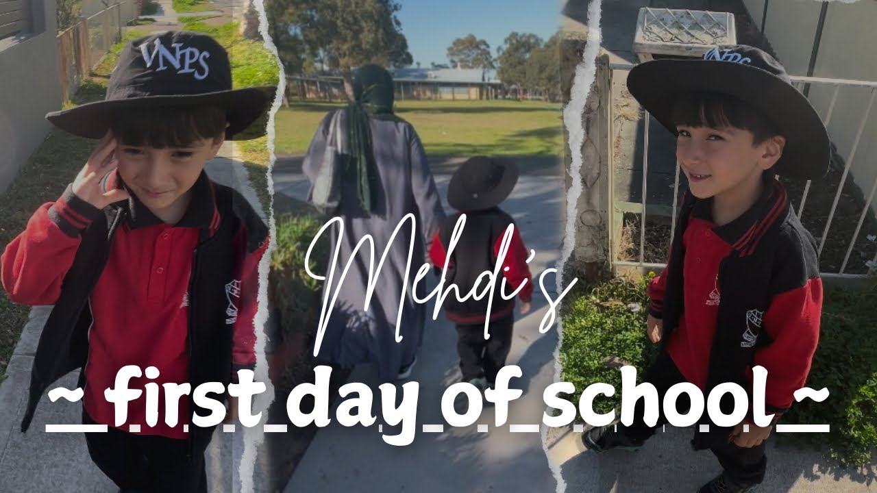 How was MEHDI’S REACTION on his first day of school ?!😰 | Short vlog ...
