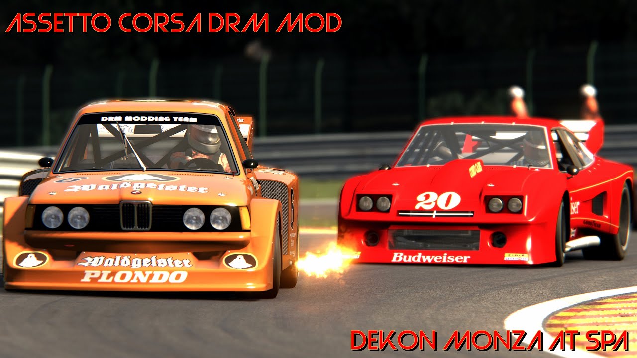 Assetto Corsa DRM (Group 5) Mod at Spa-Francorchamps - YouTube