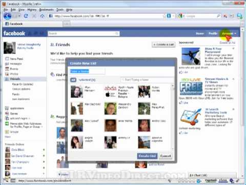 Facebook Friends Lists How To And Why - YouTube