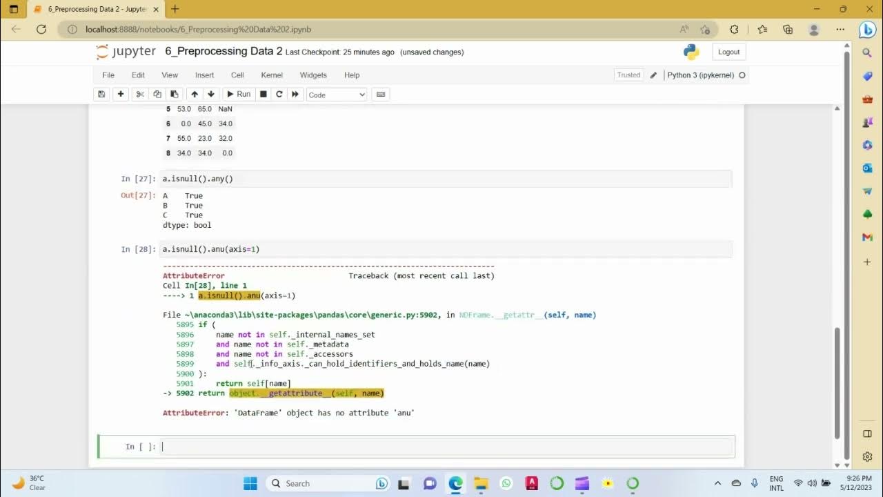 7. Preprocessing data part 2 - YouTube