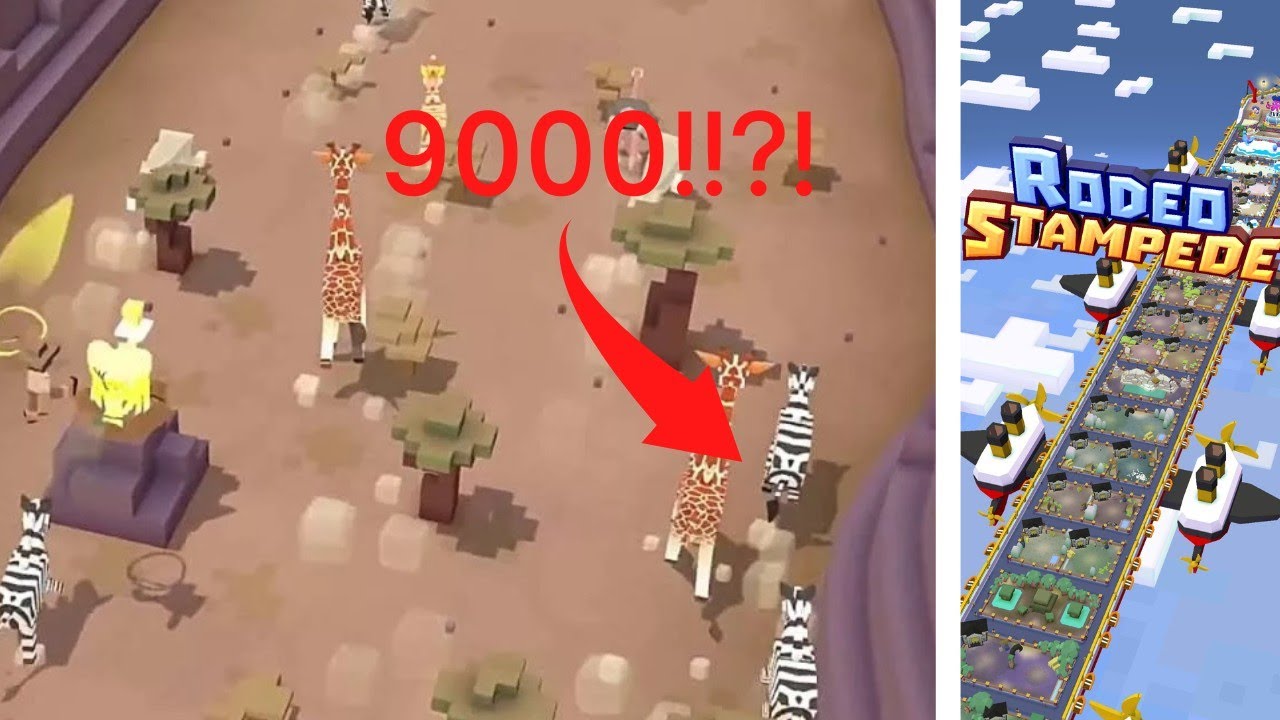 9000 METERS IN RODEO STAMPEDE - YouTube