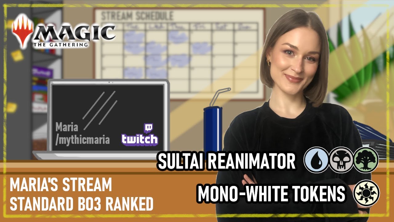 MTGA STANDARD Ranked bo3 ft MonoW Tokens and Sultai Reanimator - YouTube