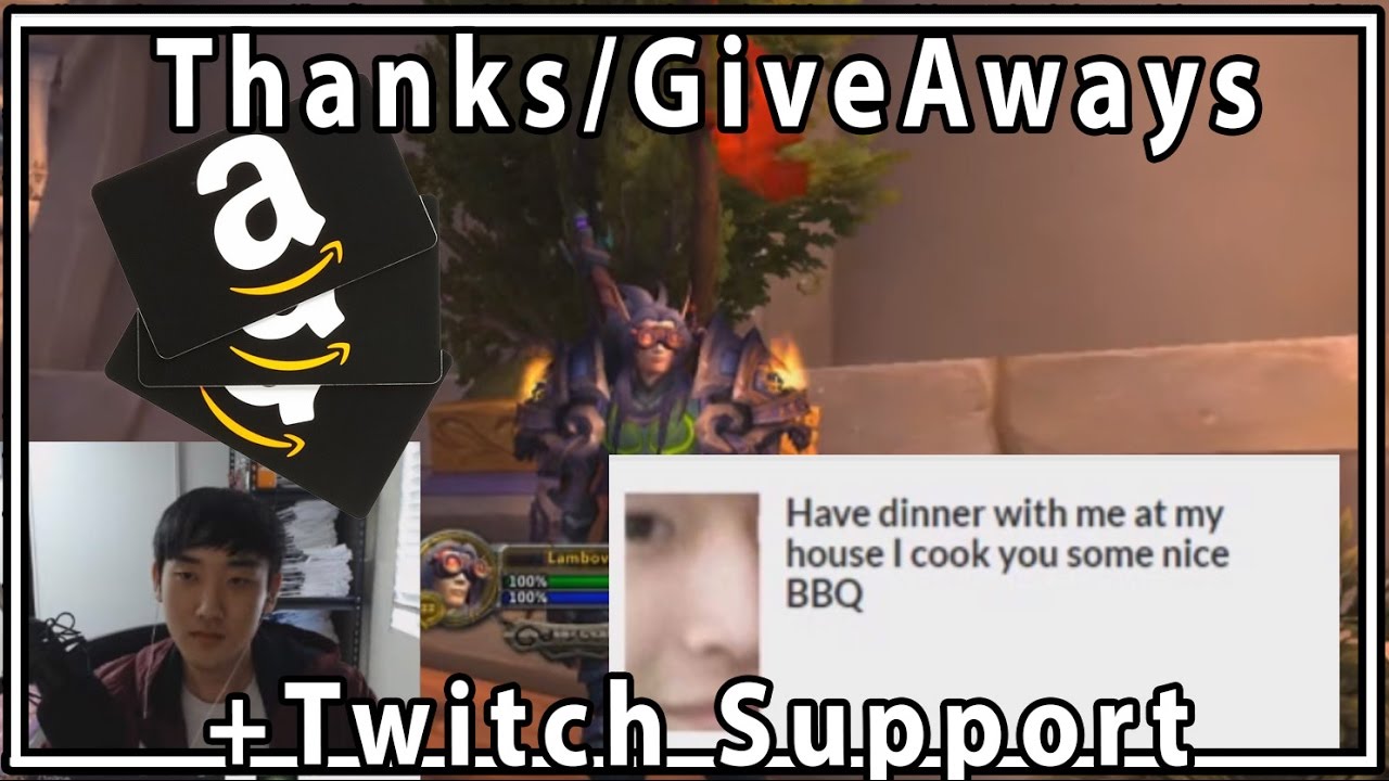Thank You for 15k sub / Twitch support + Giveaways :-) - YouTube