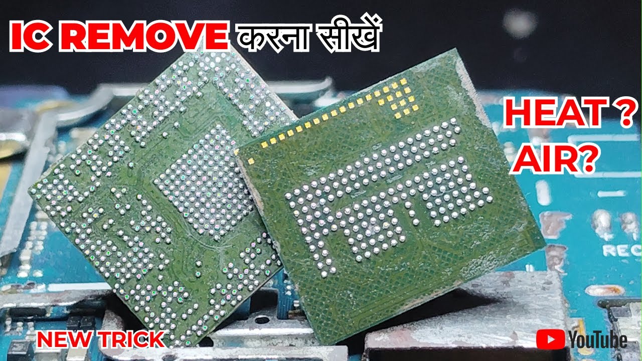 Cpu And eMMC Change || How to reball cpu - YouTube