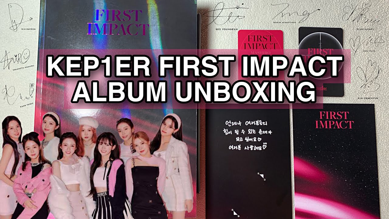 UNBOXING KEP1ER FIRST IMPACT ALBUM DEBUT!! REMASTERIZADO (YOUNG MI ...