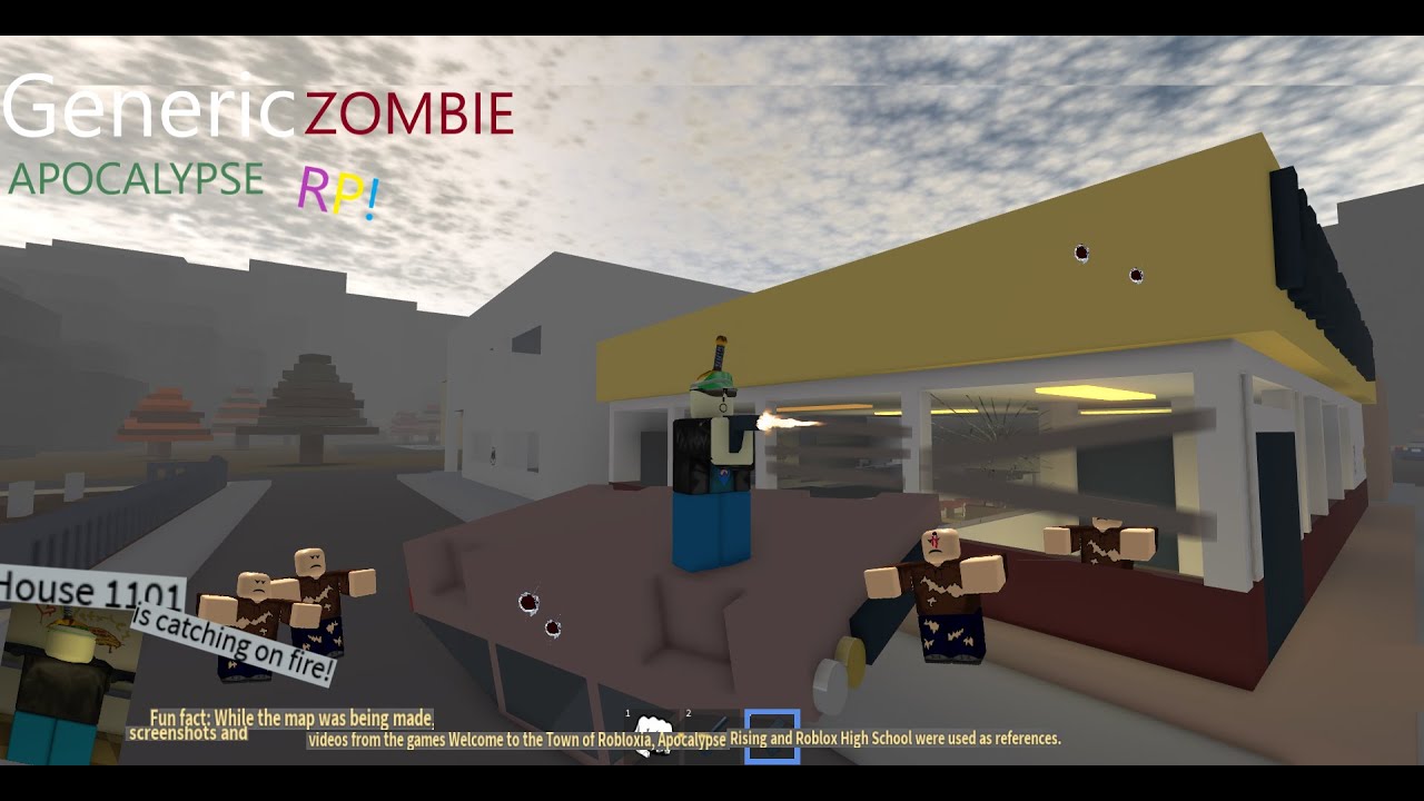 Playing: generic zombie apocalypse RP [Roblox] - YouTube