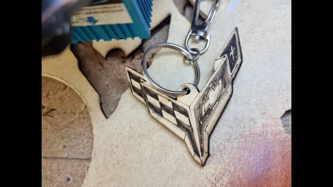 Corvette LOGO Key Chain - YouTube