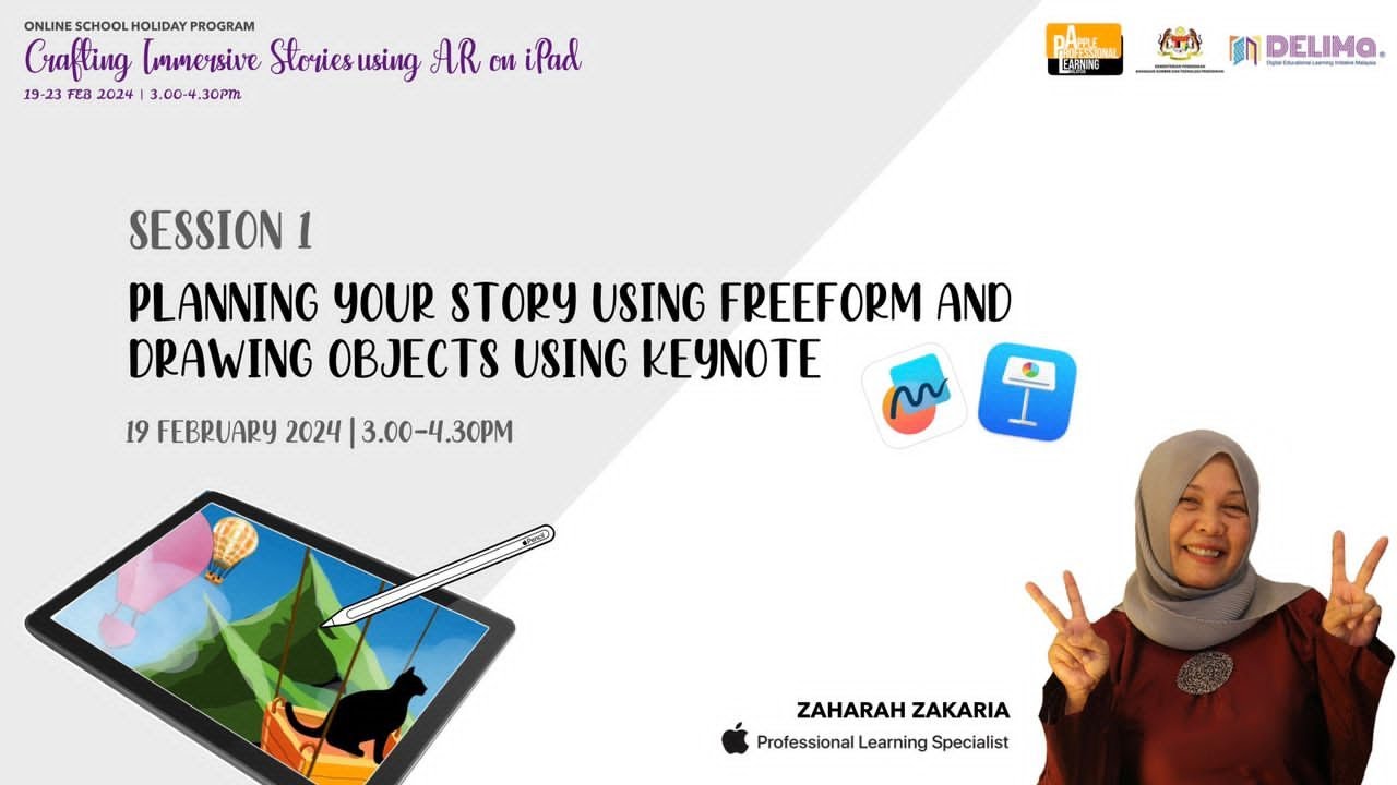 SESSION 1 : Planning Your Story using Freeform and Drawing Objects ...