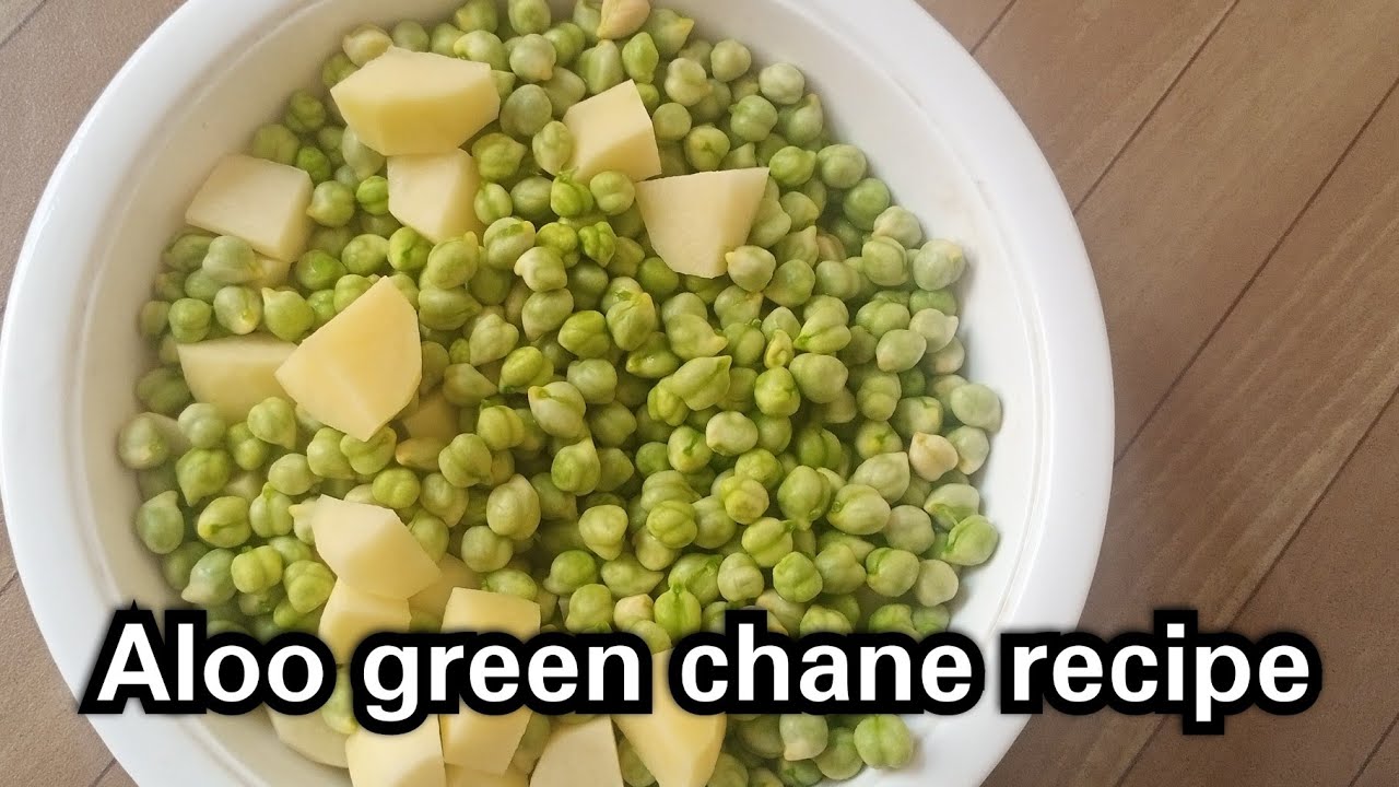 Aloo green change recipe | How to make green chane | Green slchane ...