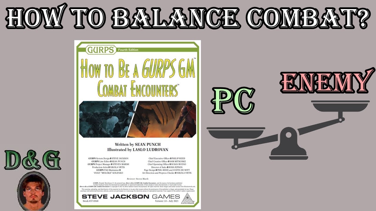 How to Balance Combat Encounters in GURPS? - YouTube