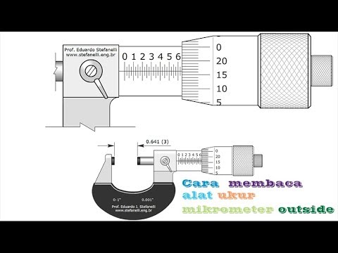 Cara Membaca Alat Ukur : 3. Mikrometer Outside ( 0.01 mm &0.001 mm ...