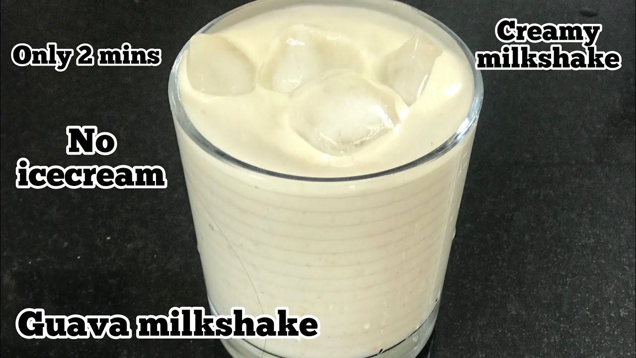 Guava milkshake without Icecream || Guava juice || simple shake recipe ...