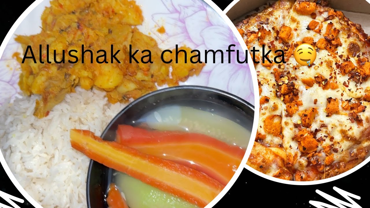 Spicy Alu shak | Alu kanghou| Easiest way to make Alu shak |pizza - YouTube