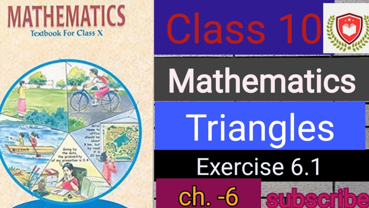 Class 10 Maths Triangles chapter6 Exercise 6 1 NCERT CBSE RBSE class-10-maths-triangles-chapter6-exercise-6-1-ncert-cbse-rbse