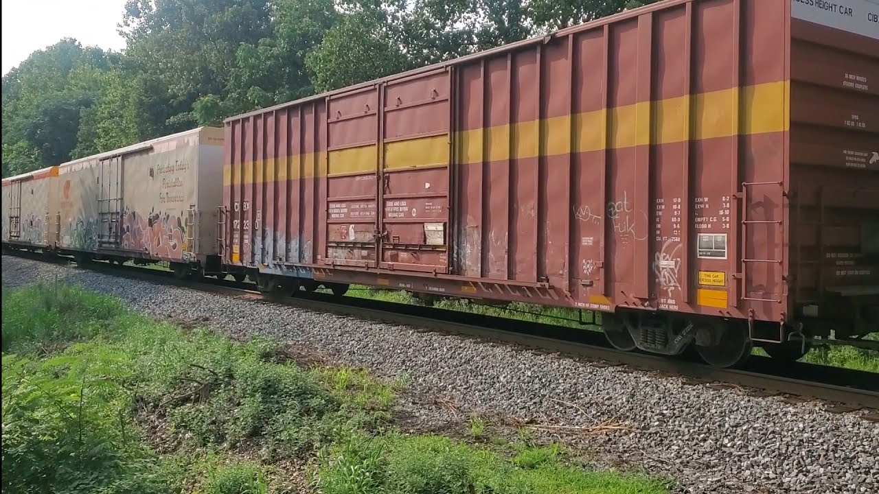 CSX Mixed Freight L198 at Bartholows MD 7/23/24 - YouTube