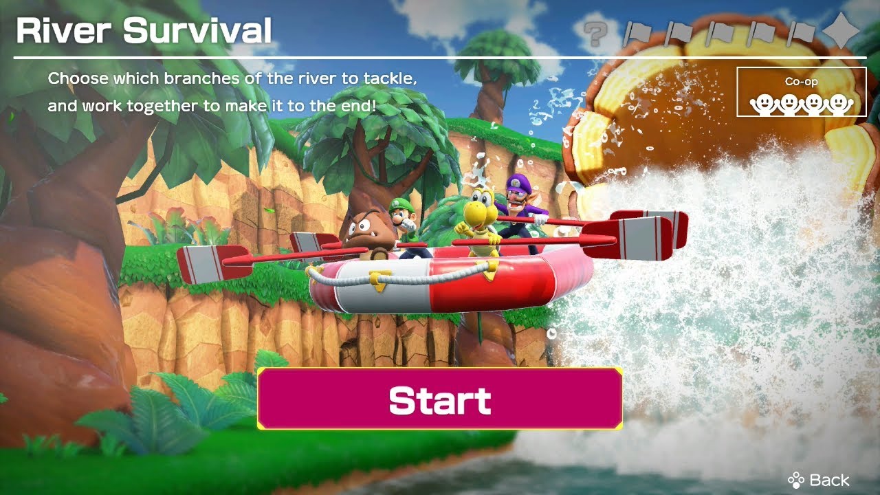 Super Mario Party - River Survival gameplay - YouTube