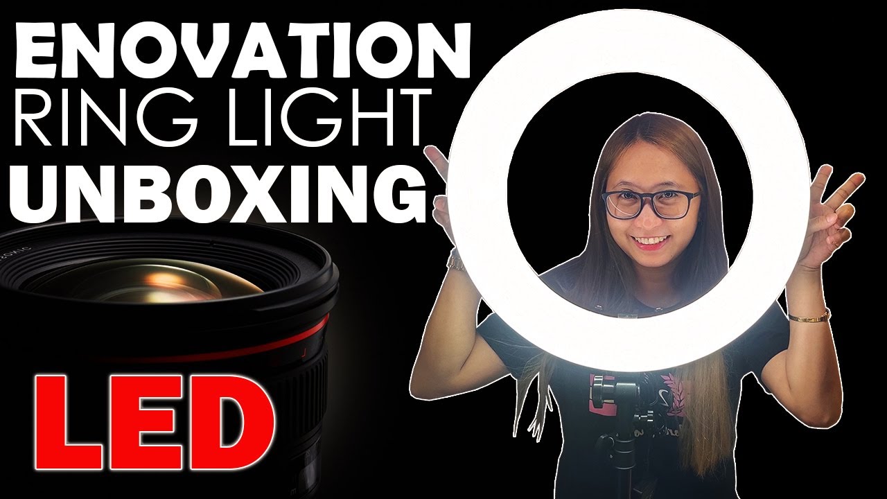 ENOVATION LED Ring Light UNBOXING | ENOVRL-18IIIKIT 2021 - YouTube