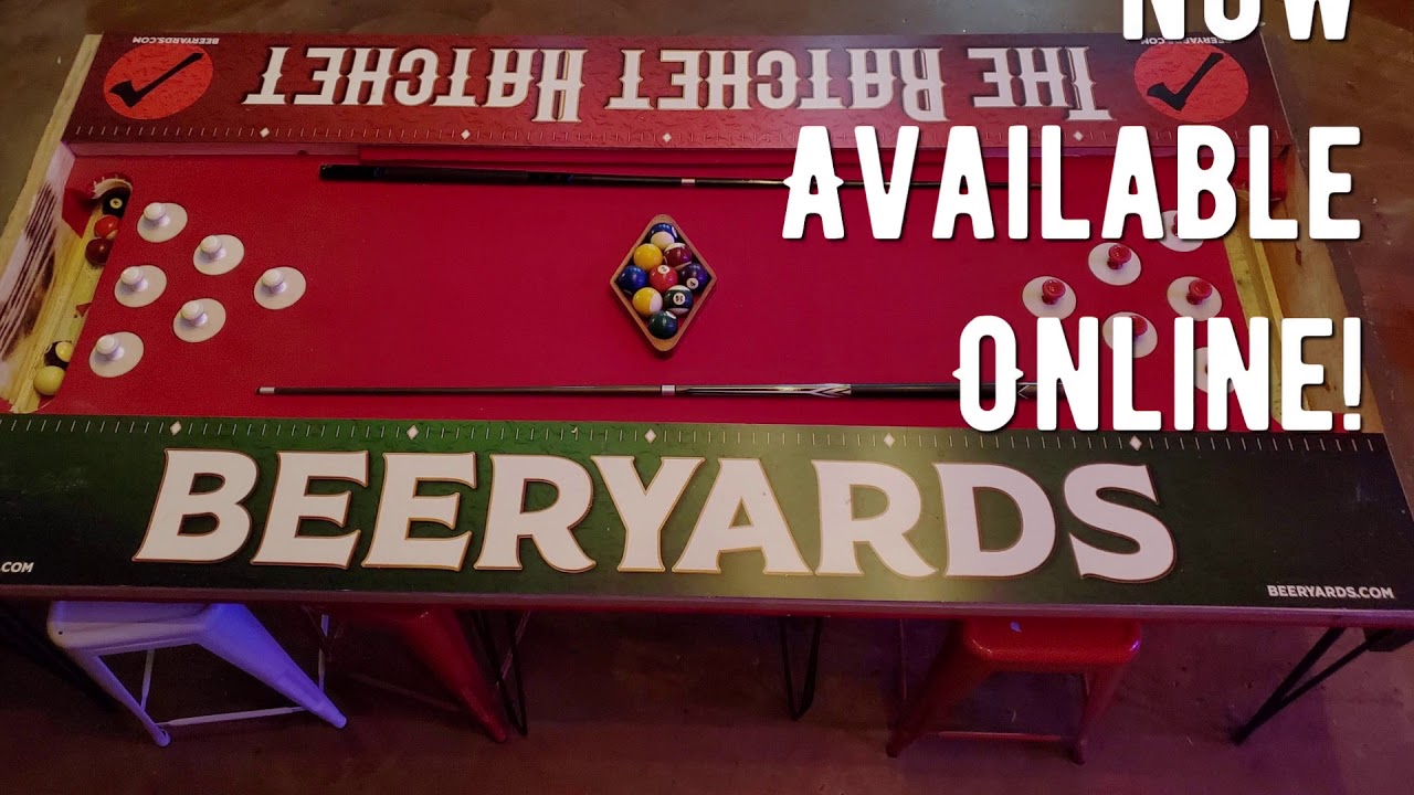 BEERYARDS - Custom Beeryards Table - YouTube
