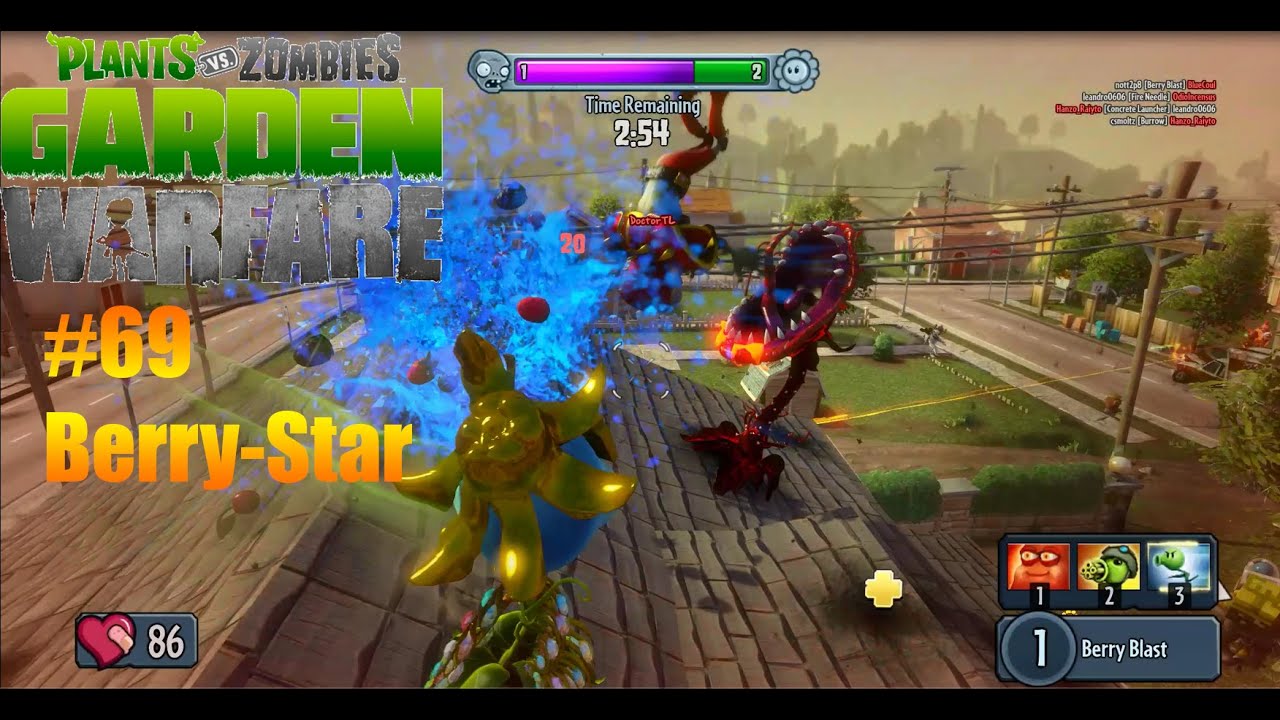 Plants Vs Zombies : Garden Warfare - #69 - Berry-Star - YouTube