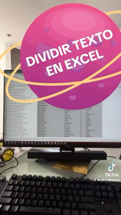 🪓¿Cómo utilizar la función DIVIDIR TEXTO en EXCEL? - YouTube
