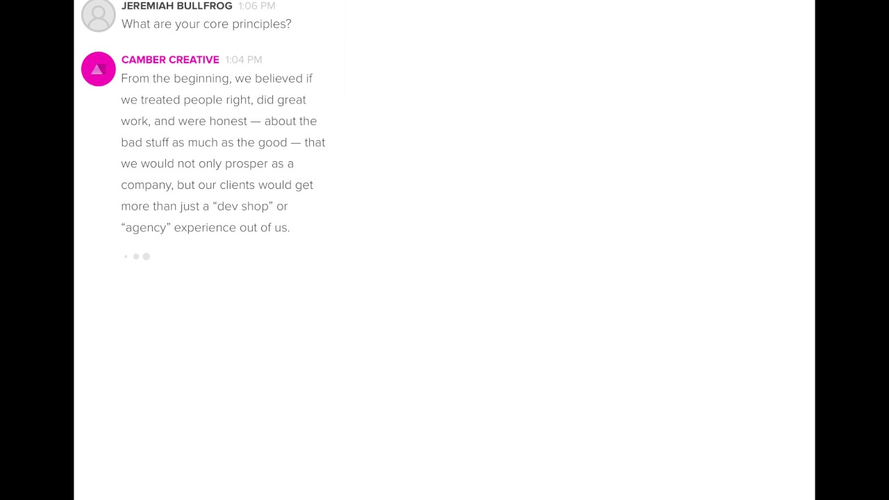 CMBR.co Chat Animation Demo in Keynote - YouTube