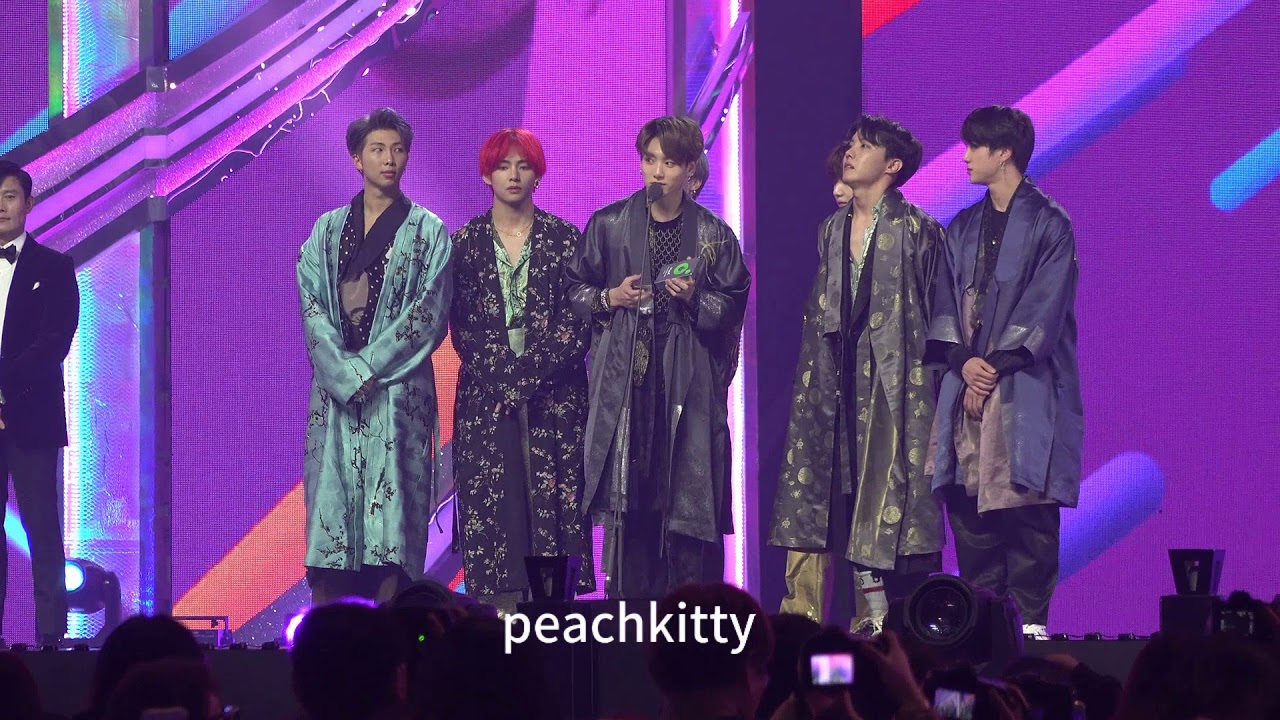 20181201 MMA 멜뮤 방탄 대상 소감 best MMA award BTS - YouTube