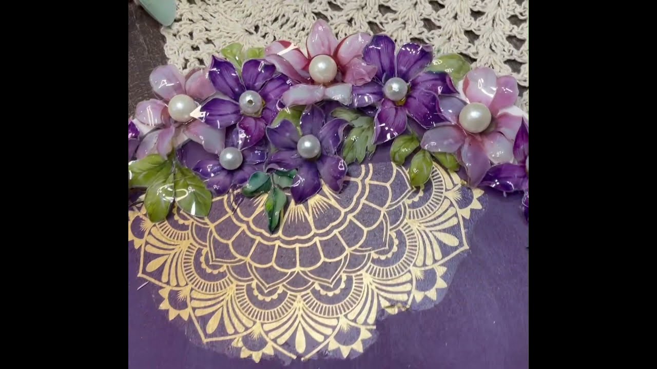 DIY Flowers Quick Tutorial using iCraft’s Latest Flimsy Sheets - YouTube