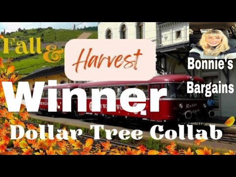 Winner Announced For Fall and Harvest Dollar Tree Train. Good Luck ...