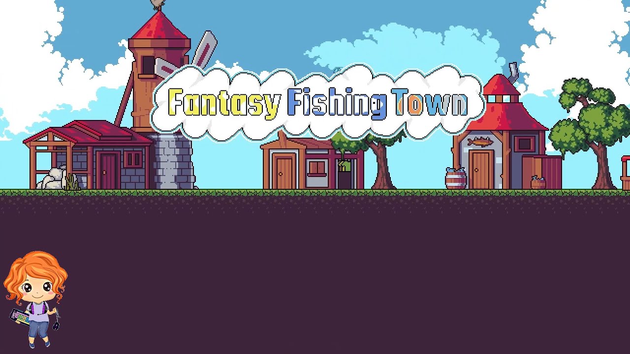 Fantasy Fishing Town | Full Game Playthrough (No Commentary) - YouTube