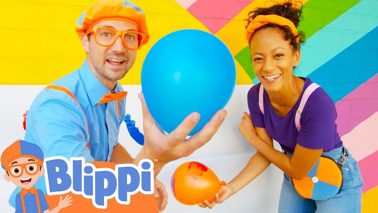 Balloon Time Fun - Blippi Educational Videos | Trick or Treat | Spooky ...