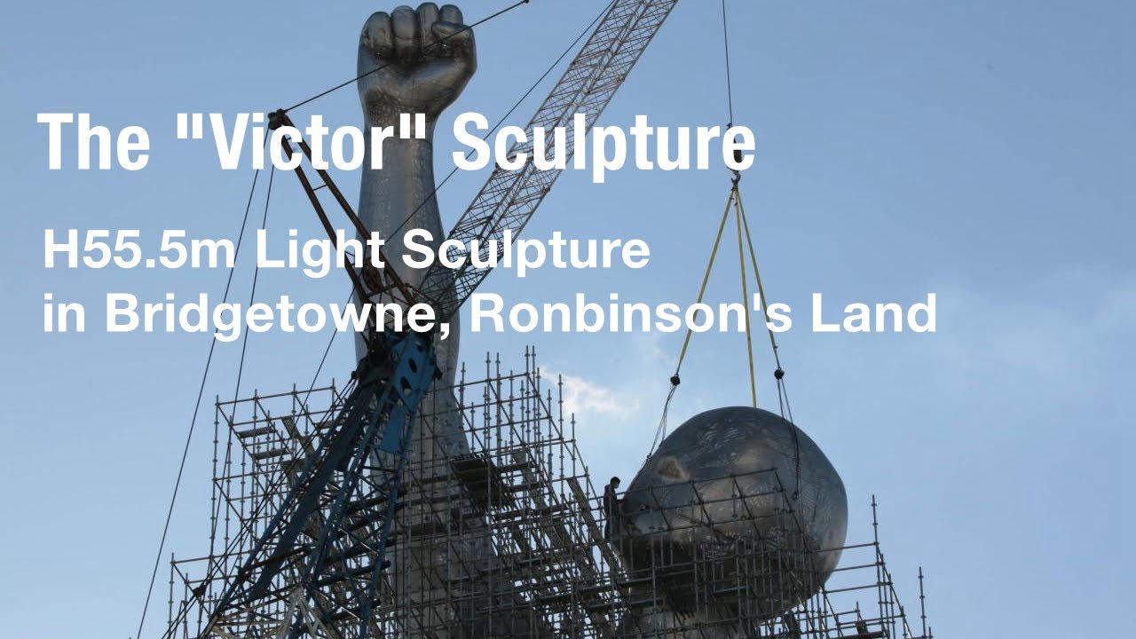 H55.5m Public Art Sculpture the "Victor" - YouTube