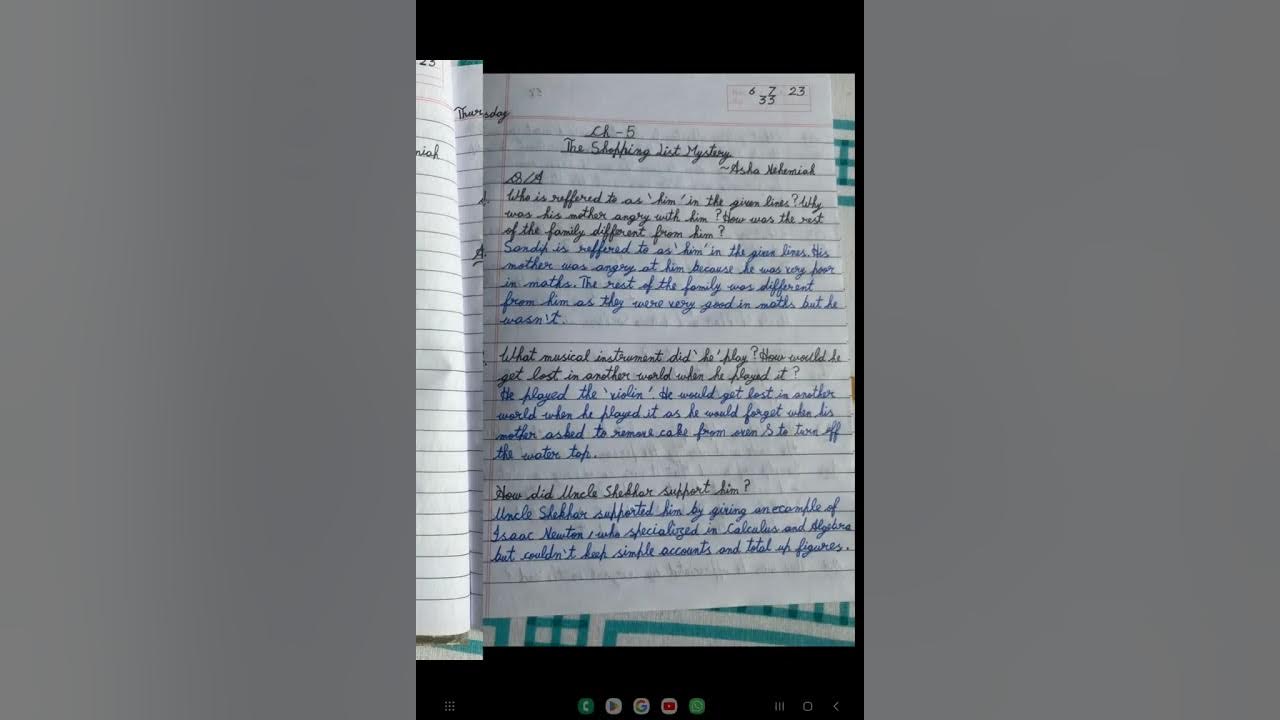 English Ch 5 The Shopping List Mystery Class 8 All Work YouTube english-ch-5-the-shopping-list-mystery-class-8-all-work-youtube
