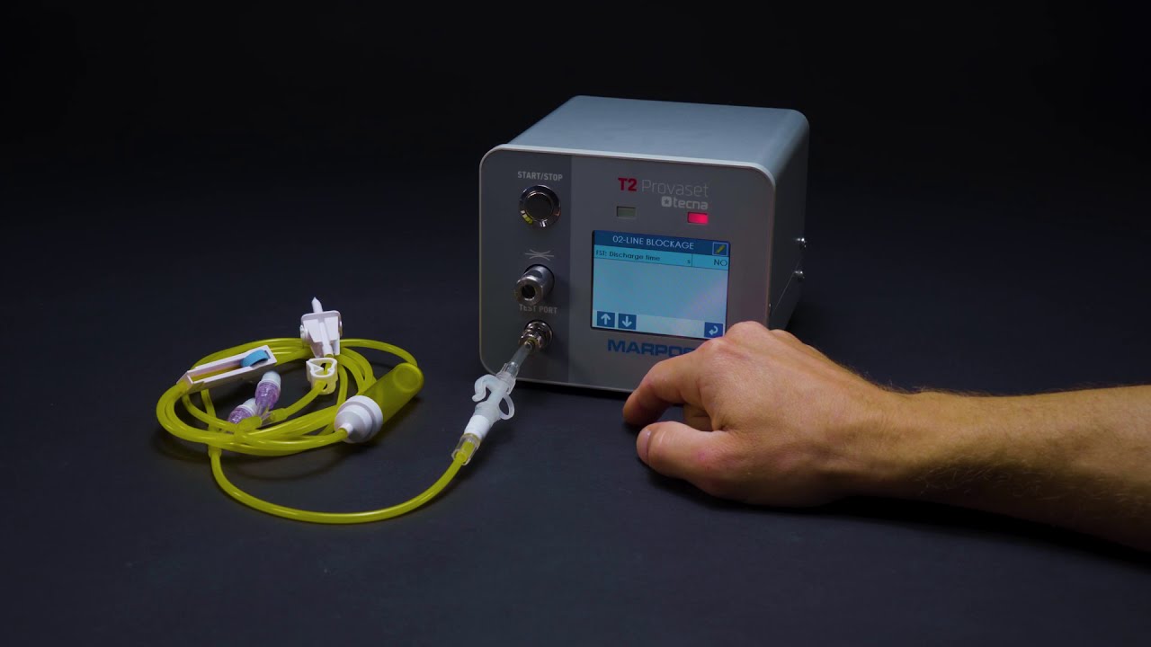 Leak test on medical component: Infusion Set - YouTube