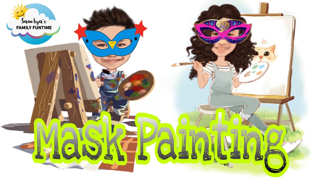 DIY Mask Painting | Enjoyable Activity - YouTube