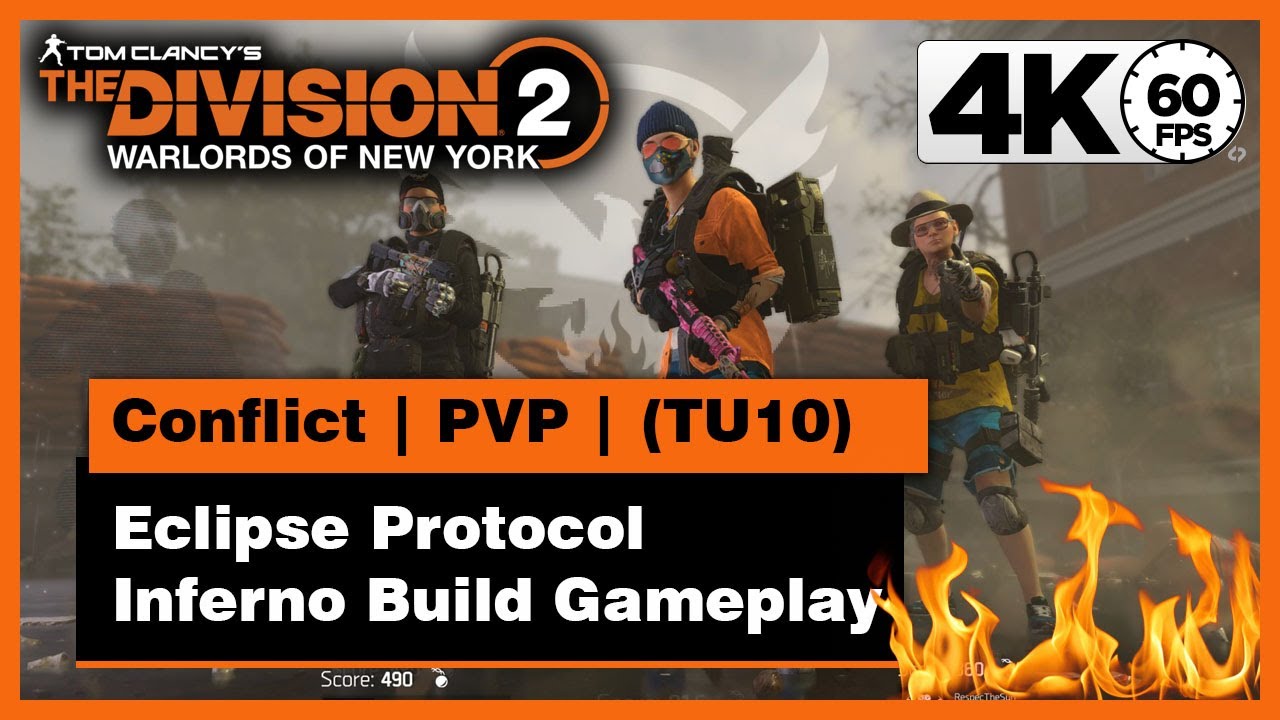 Division 2 (TU10) - Eclipse Protocol Inferno Build | Conflict PVP Gameplay in (4K) + Bonus Clip ...