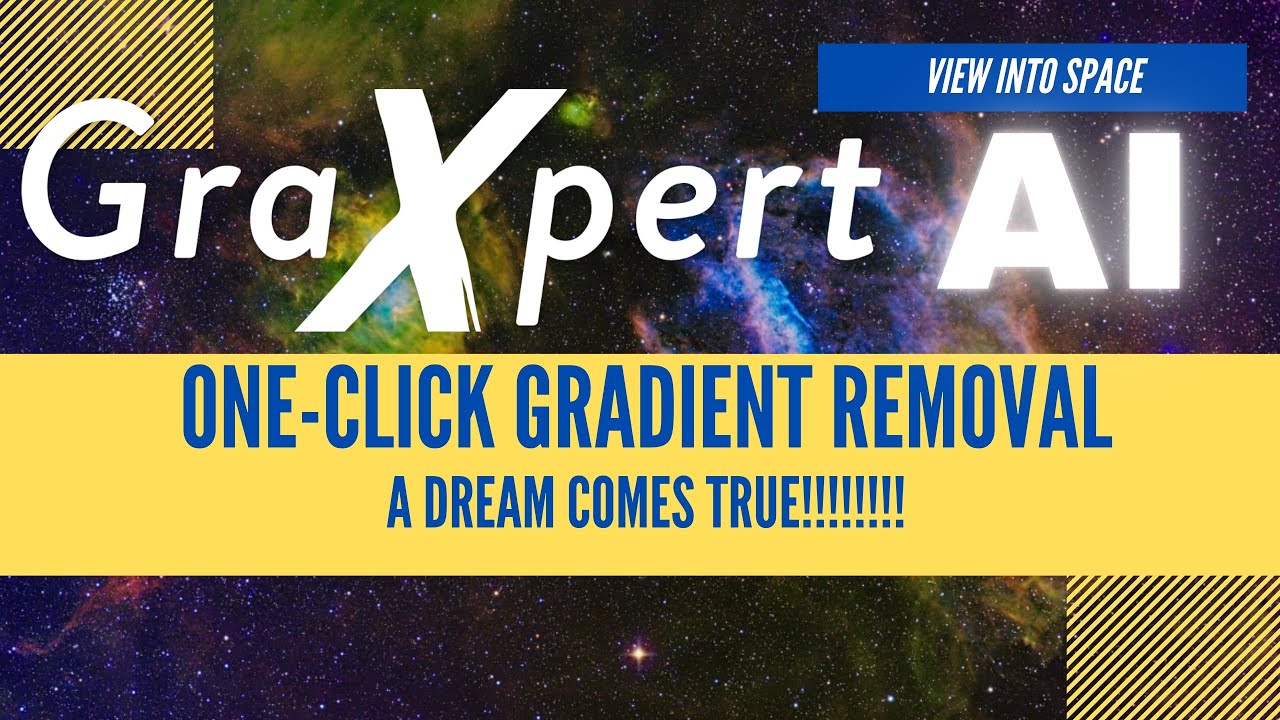 GraXpert AI - One-Click Gradient Removal for Astrophotography - YouTube