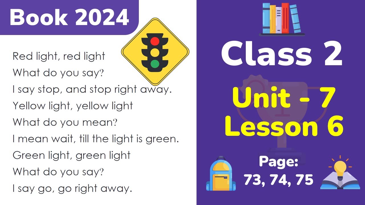 Class 2 English | Unit 7 | Lesson 6 | Road signs - YouTube