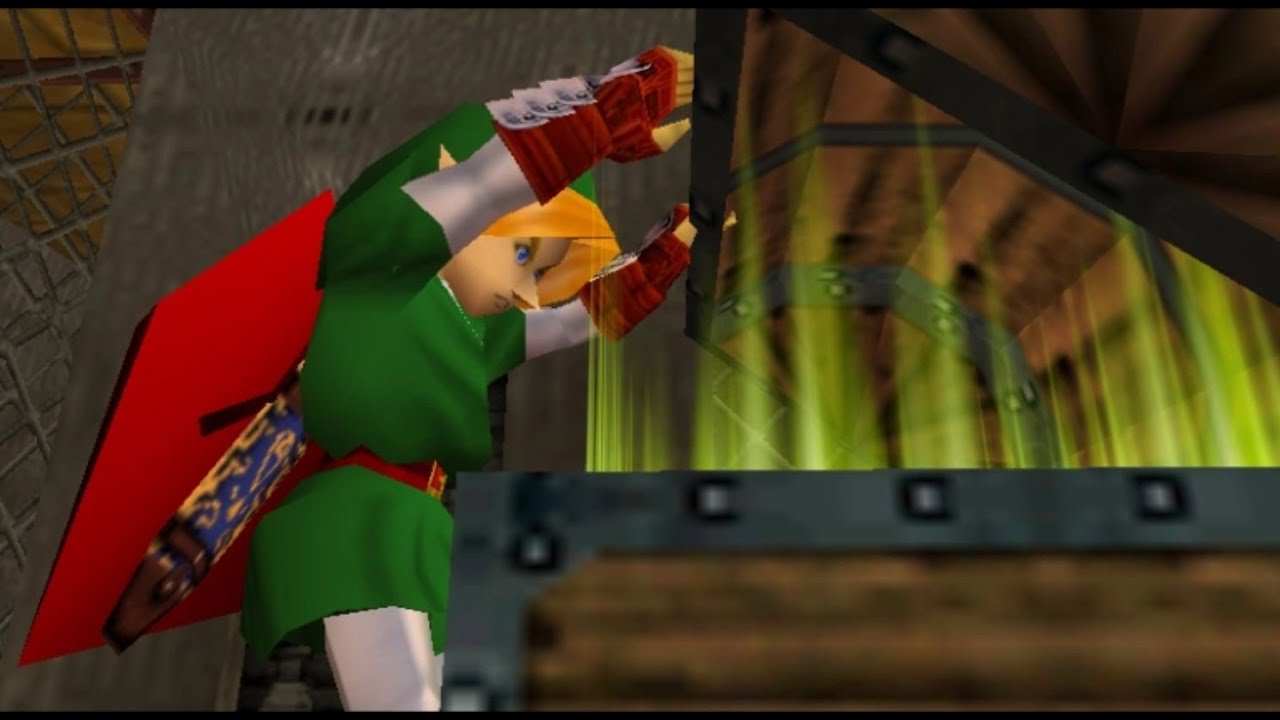 Legend of Zelda: Chest Opening, but the item is stuck - YouTube