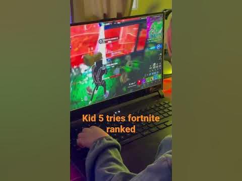 Kid 5 play ranked fortnite - YouTube