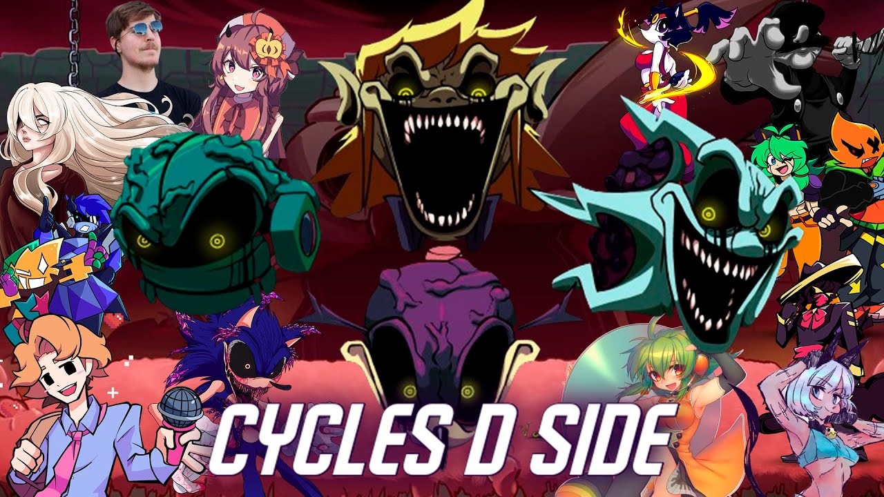 FNF Cycles D-side but Different Characters Sing It (FNF Cycles D-side ...