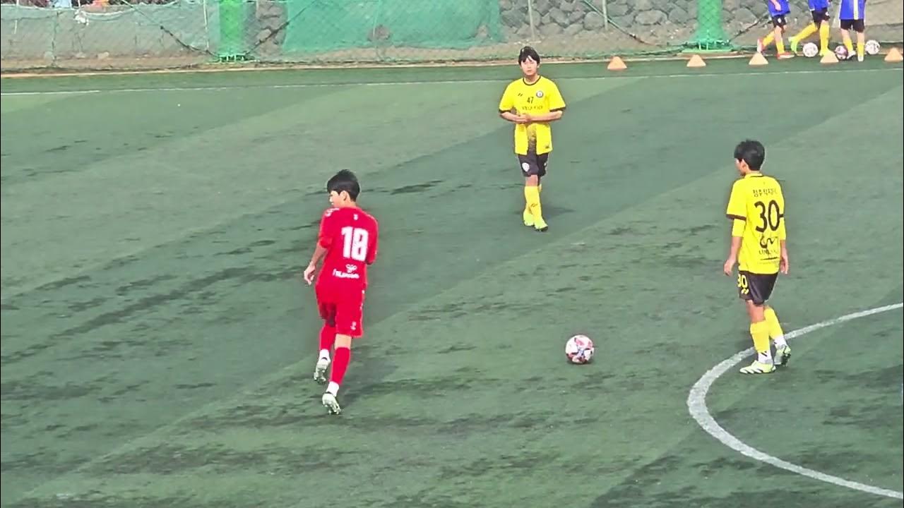 2025년제주시전국동계스토브리그2학년(후반전)충북청주직지FC U15 1 : 3 개원 중학교 2025-01-19 삼양구장 - YouTube