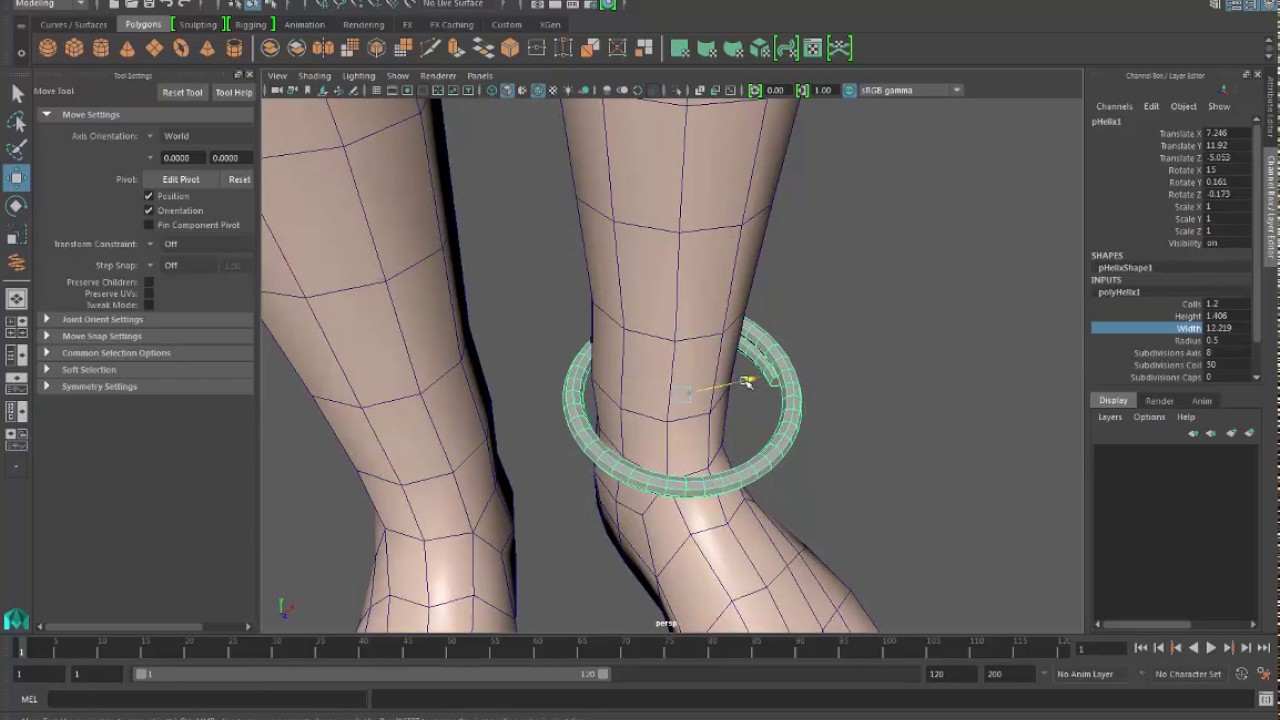 maya make live tool - YouTube