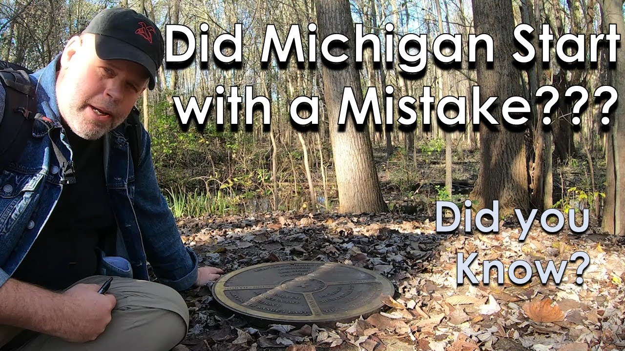 Meridian Baseline State Park, Michigan - Why does Michigan have two ...