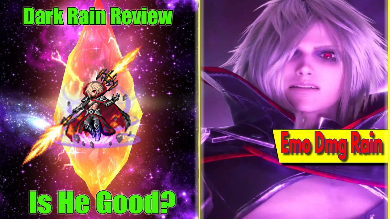 FFBE Neo Vision Dark Rain Review: Emo Damage Rain (#1419) - YouTube