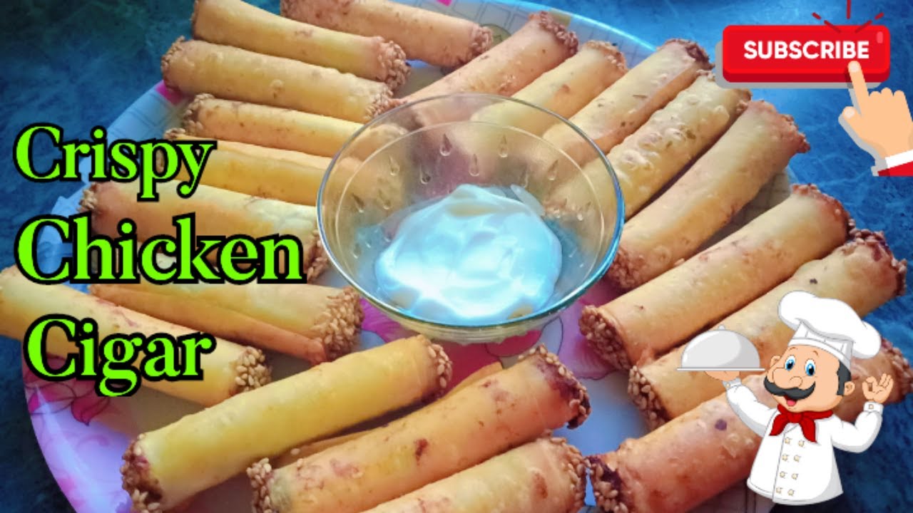 Crispy Chicken Cigar Rolls Recipe | Ramzan Special Snack | Easy Iftar ...