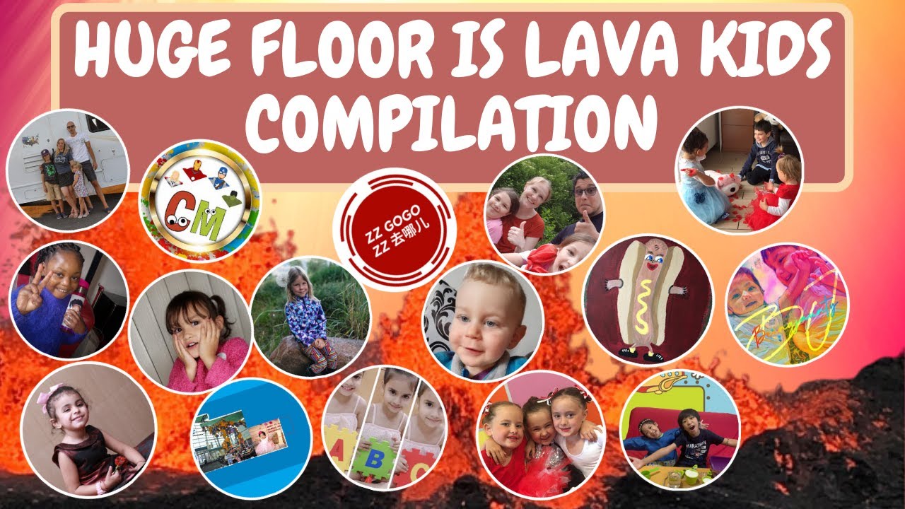 FLOOR IS LAVA FOR KIDS COMPILATION | Collab Video with small YouTube ...