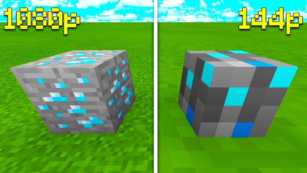 MINECRAFT IN 144p?! - YouTube