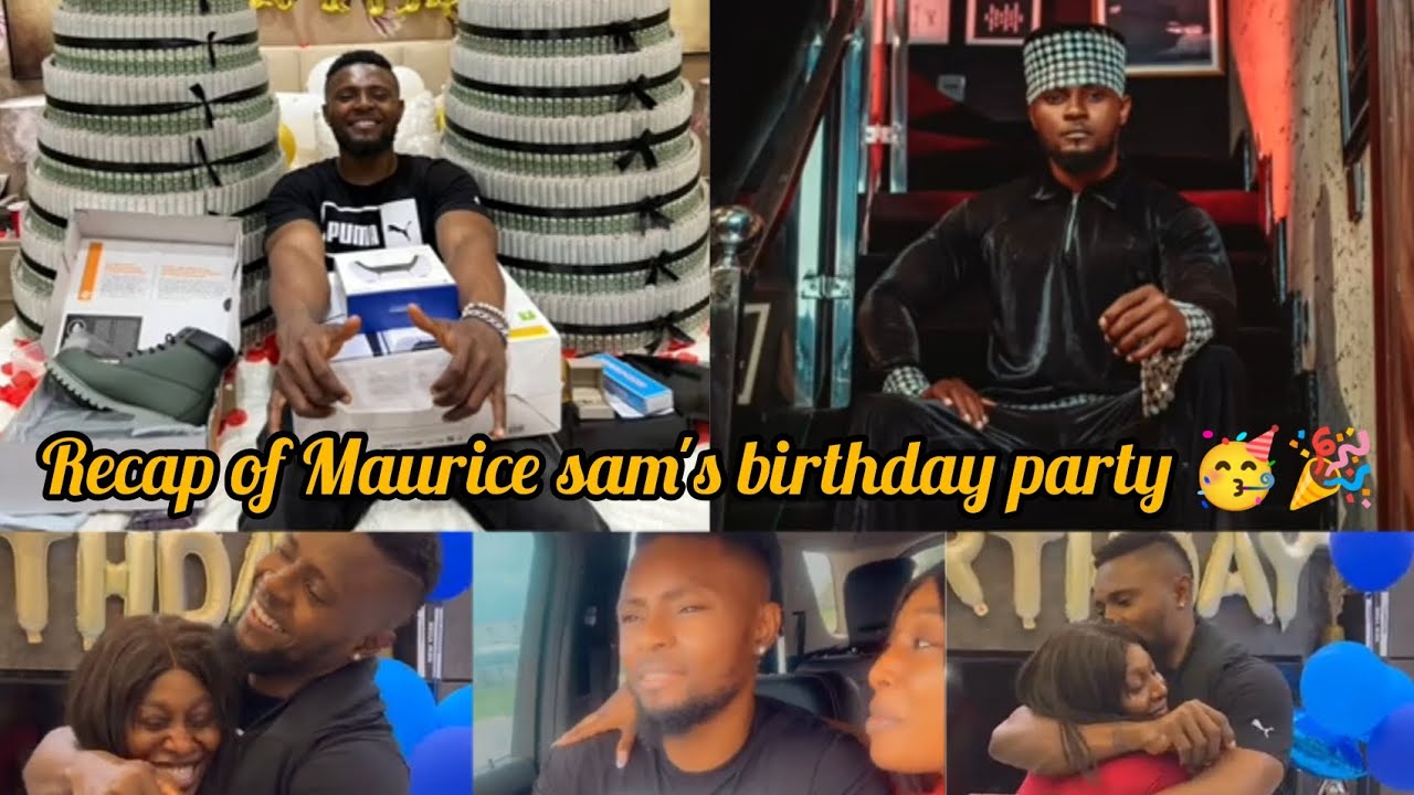 Maurice sam reaction to the surprise birthday party 🥳🎉 pearl wats ...