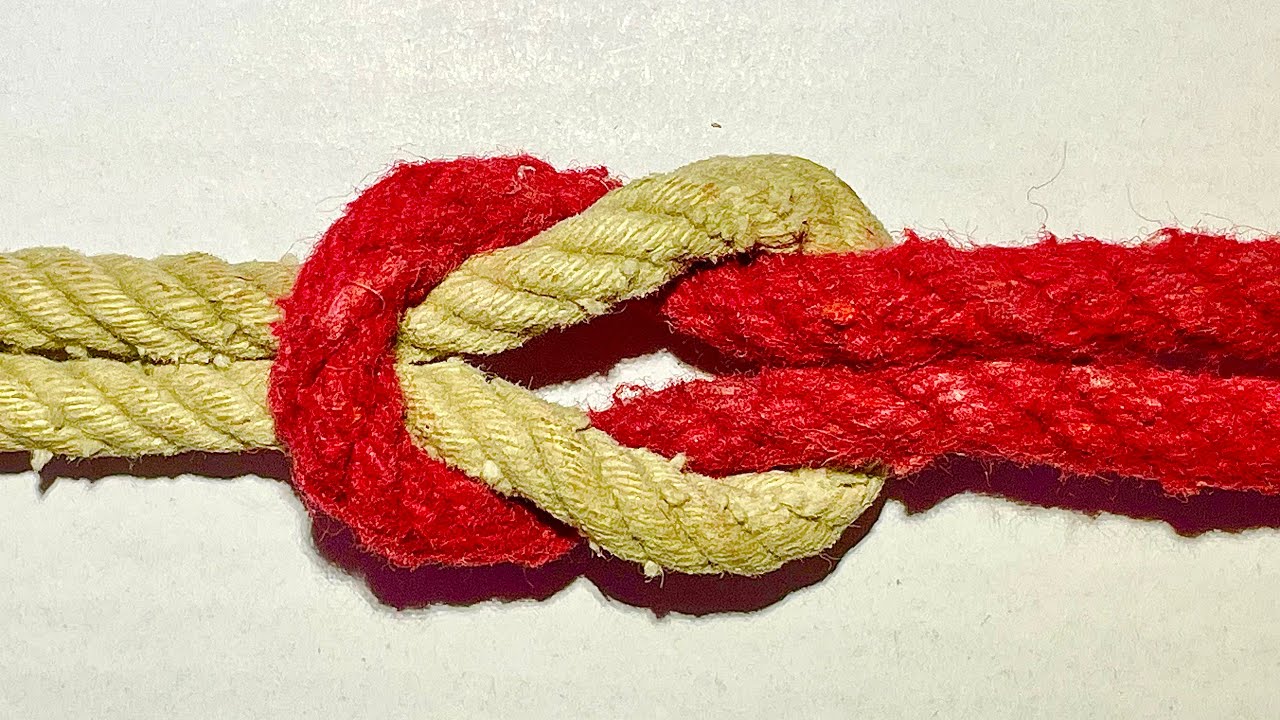 How to connect two ropes together ||How to tie two ropes together ||Tie ...